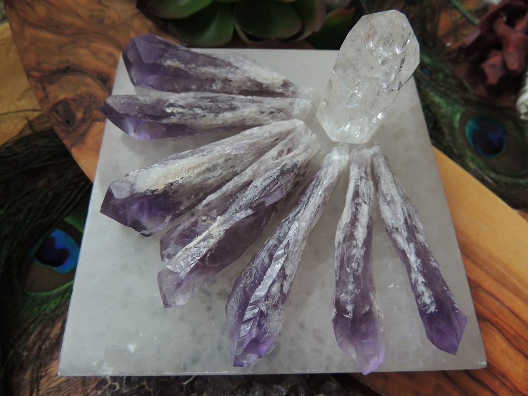 Amethyst / Amethyst Spike / SMALL MED Amethyst Spear / - Etsy
