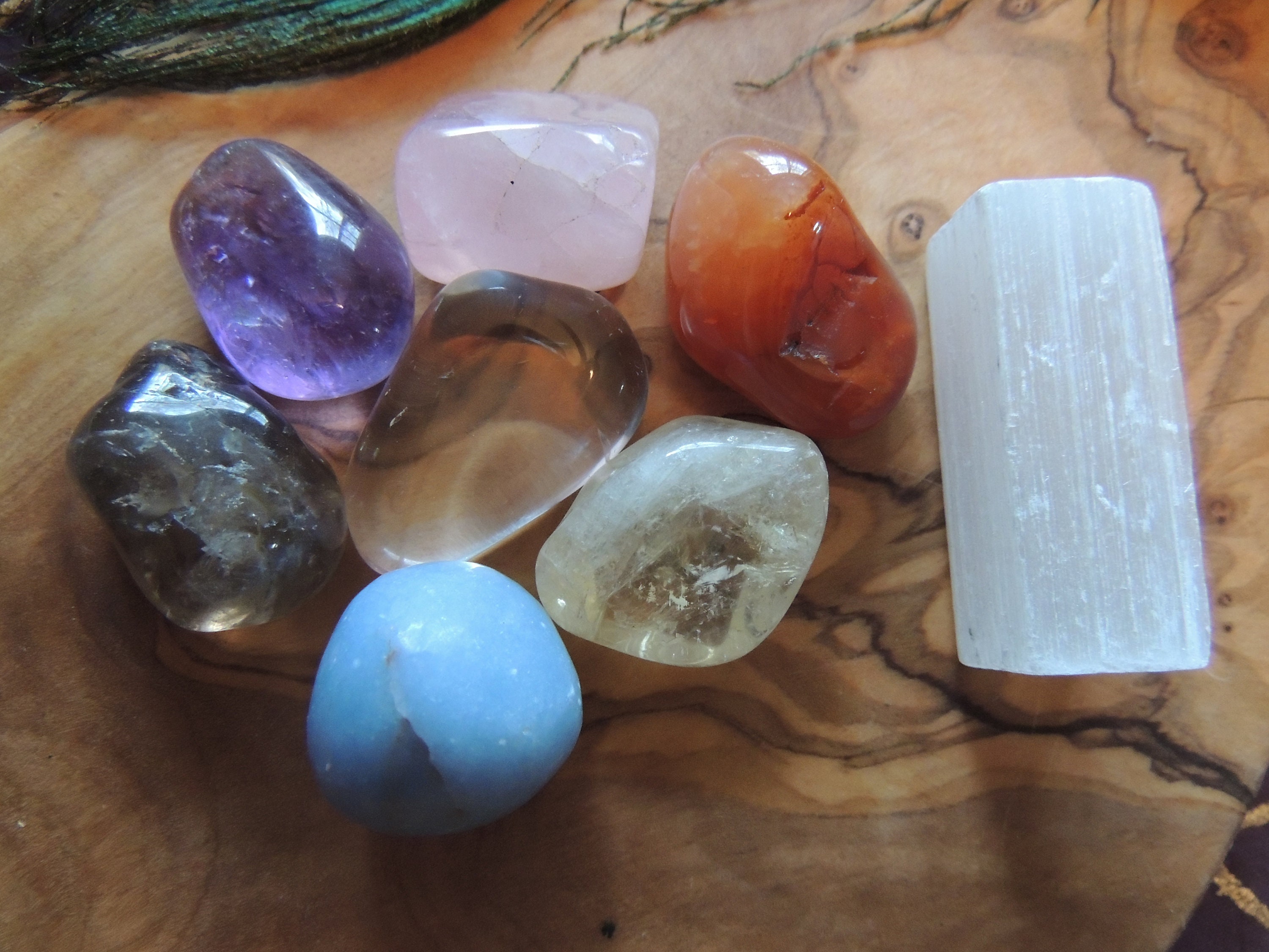 Chakra Kit / 8 Stone Chakra Kit / Chakra Set / Basic Chakra - Etsy
