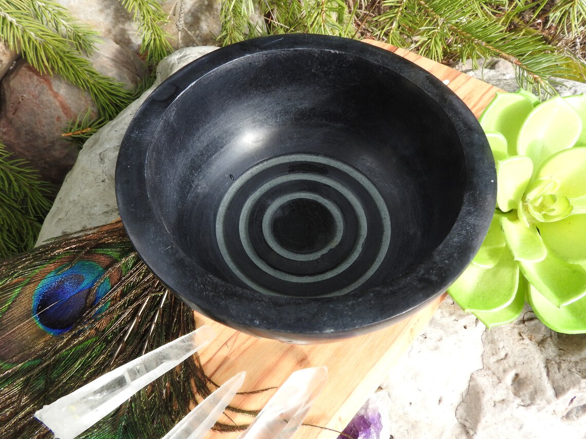 Smudge Pot / LARGE / Triple Moon / Black / Sage Pot / Smudge - Etsy
