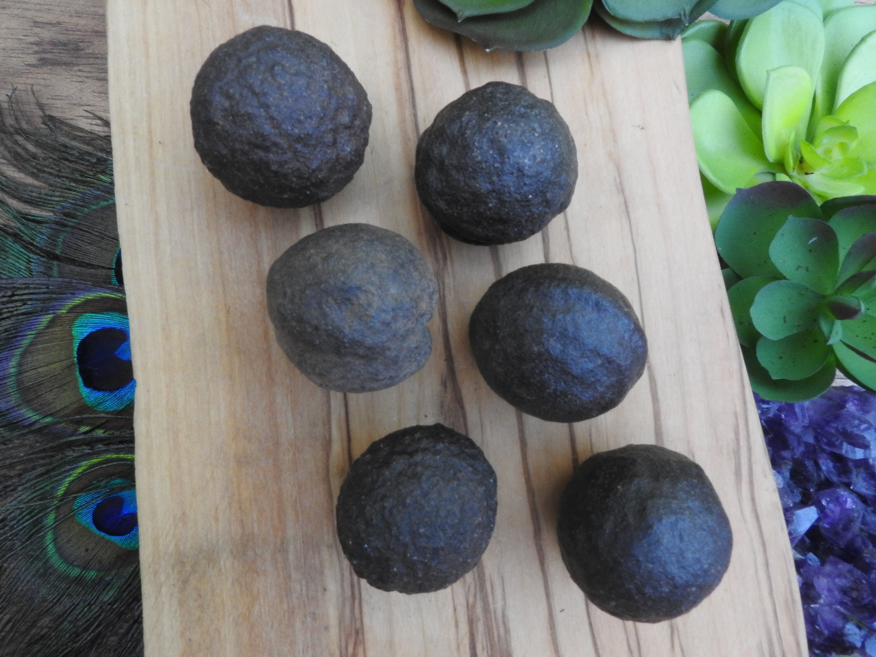 Shaman Stones / SMALL Moqui Marbles / Maqui Balls / Mochi | Etsy