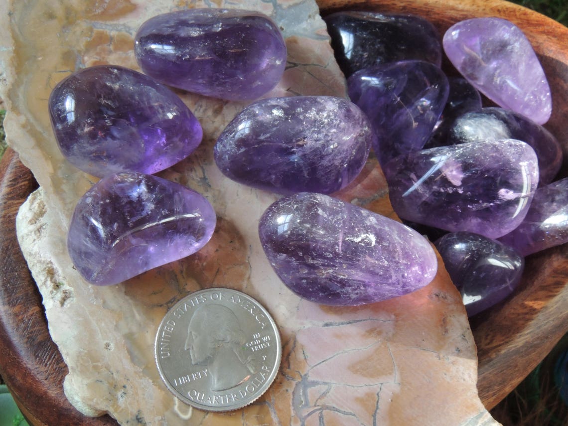 Amethyst / TWO Amethyst / SMALL MED Amethyst / Free Formed - Etsy