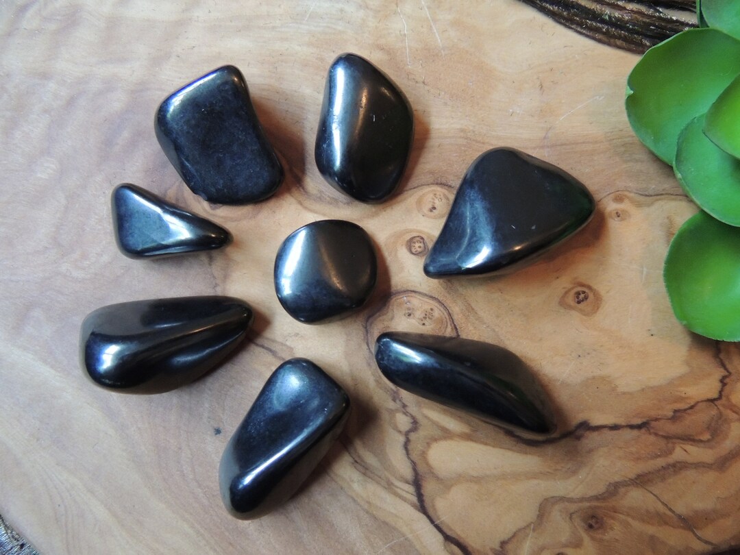 Shungite / Russian Shungite / SM MED LG Hand Polished Shungite / Free ...
