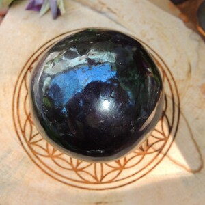 Covellite Sphere / Covellite / LARGE Covellite Sphere / Rare Covellite ...