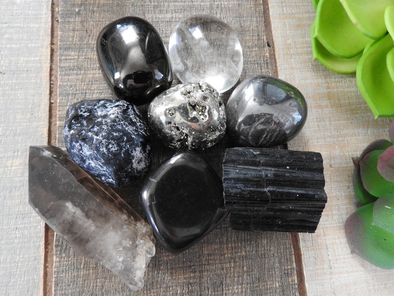 Grounding Crystal Set / Grounding / Protection / 8 Piece - Etsy