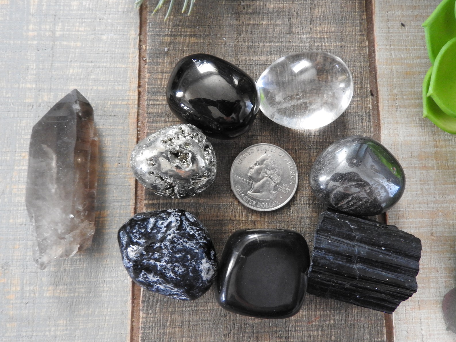 Grounding Crystal Set / Grounding / Protection / 8 Piece - Etsy