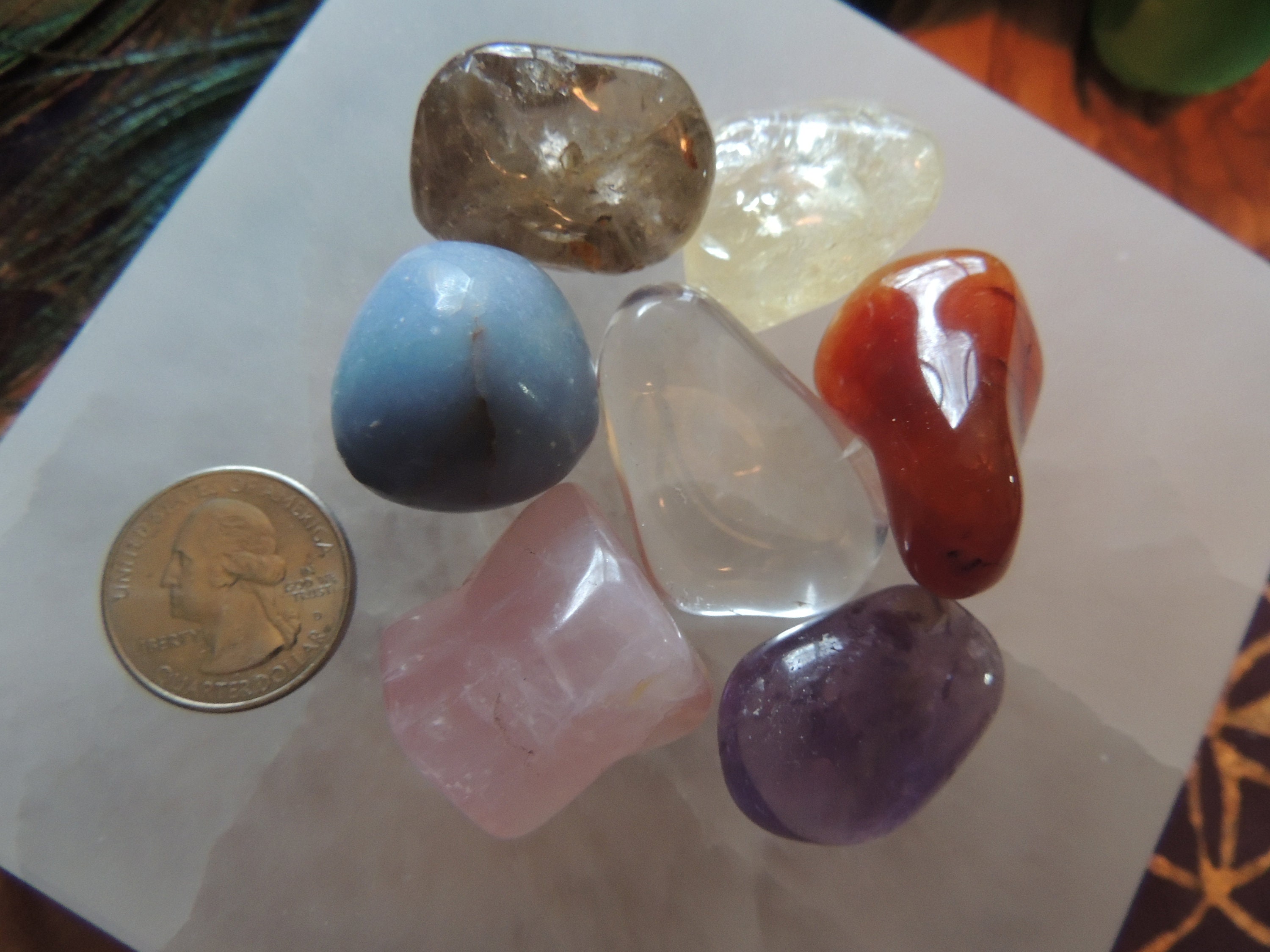 Chakra Kit / 8 Stone Chakra Kit / Chakra Set / Basic Chakra - Etsy