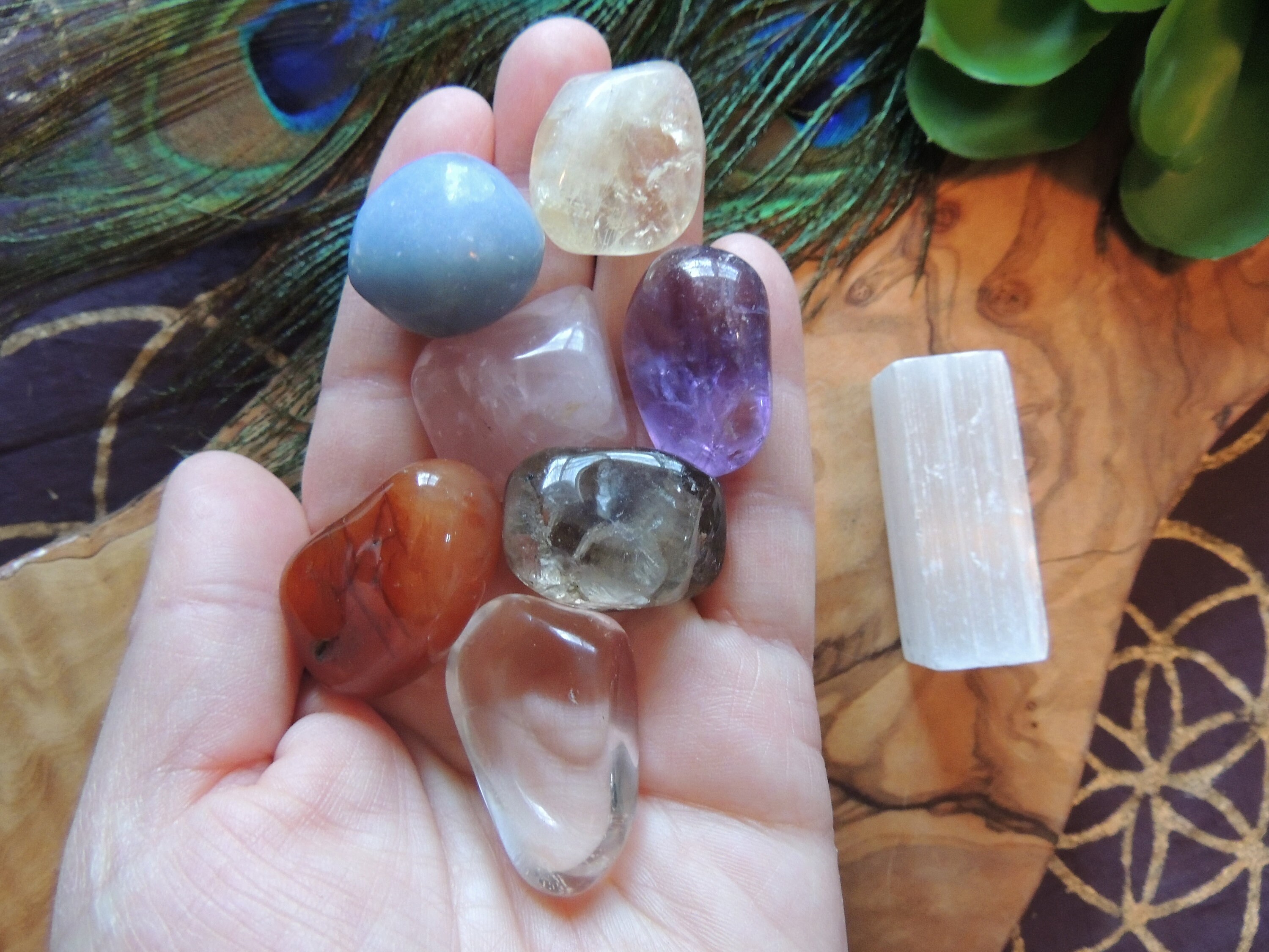 Chakra Kit / 8 Stone Chakra Kit / Chakra Set / Basic Chakra - Etsy