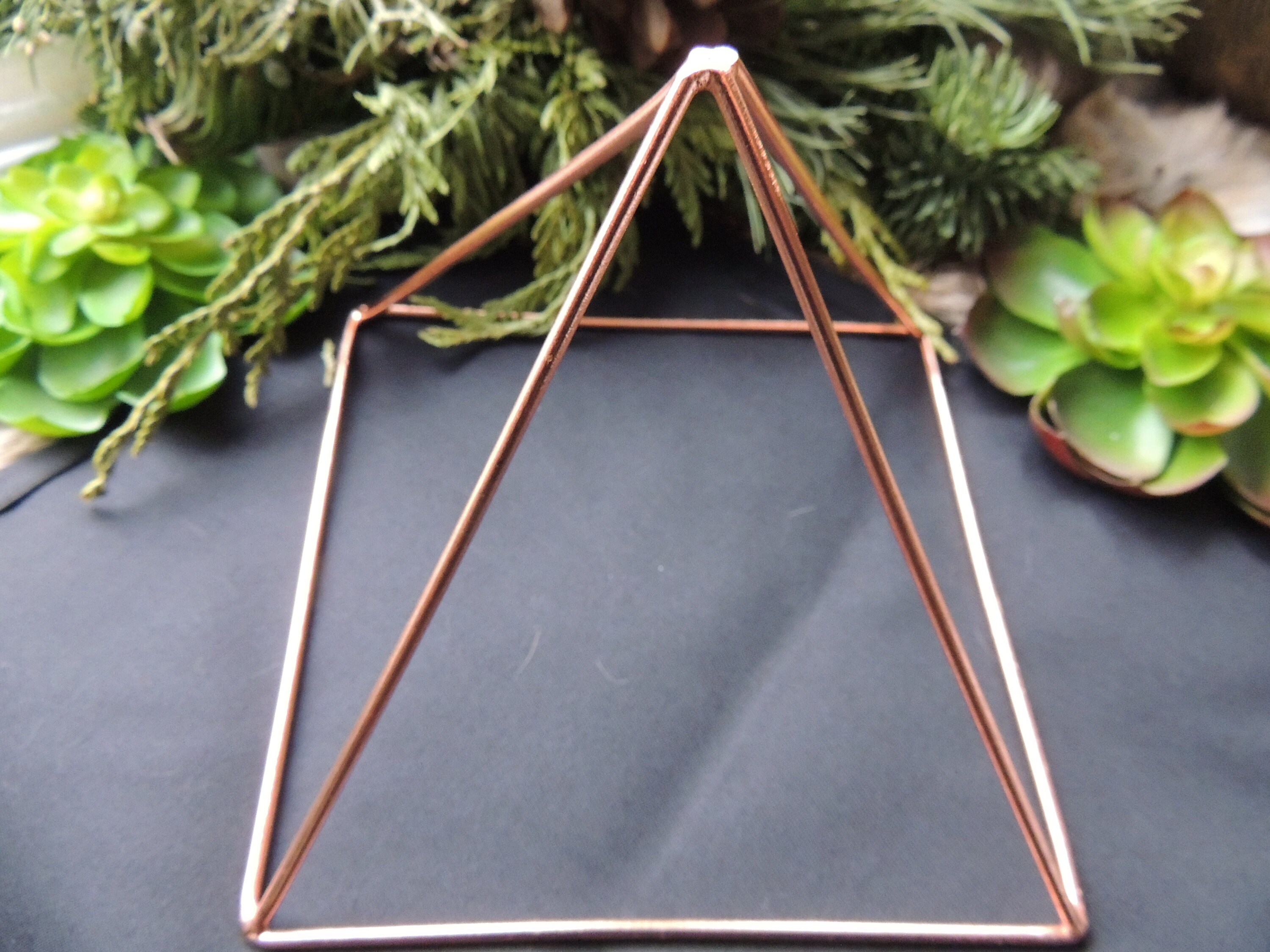 Copper Pyramid / 6 Copper Pyramid / SOLID Copper - Etsy