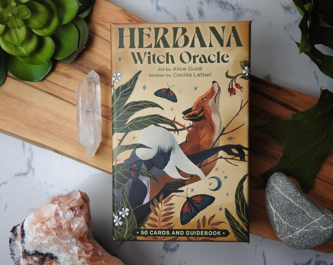 Herbana Witch Oracle / Witch Oracle Deck and Guidebook / Herbal Oracle ...