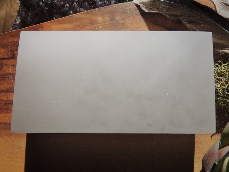 Selenite Charging Plate / 4 RECTANGULAR Selenite - Etsy