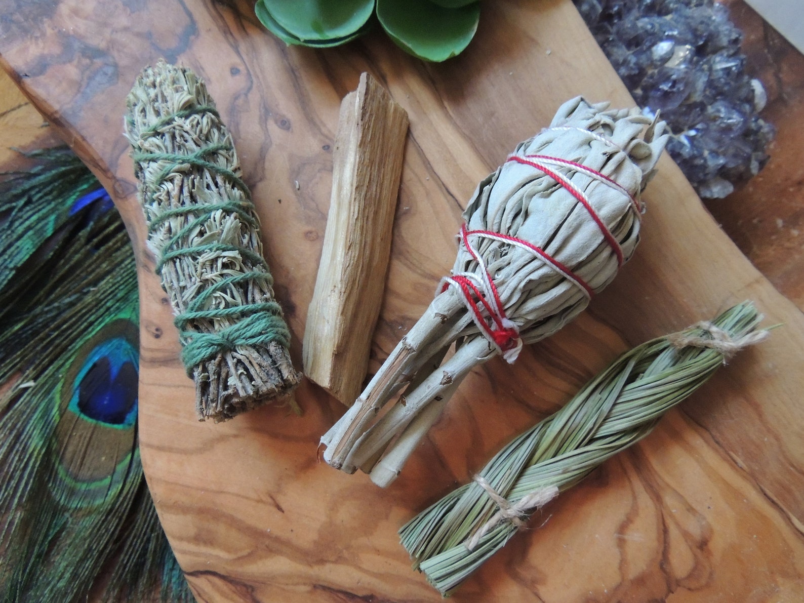 Smudge Kit / SAMPLE Smudge Set / Cleansing Kit / Smudging Kit - Etsy
