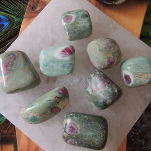 Ruby in Fuchsite / MED Ruby Fuchsite / Ruby / Free Formed / Hand ...