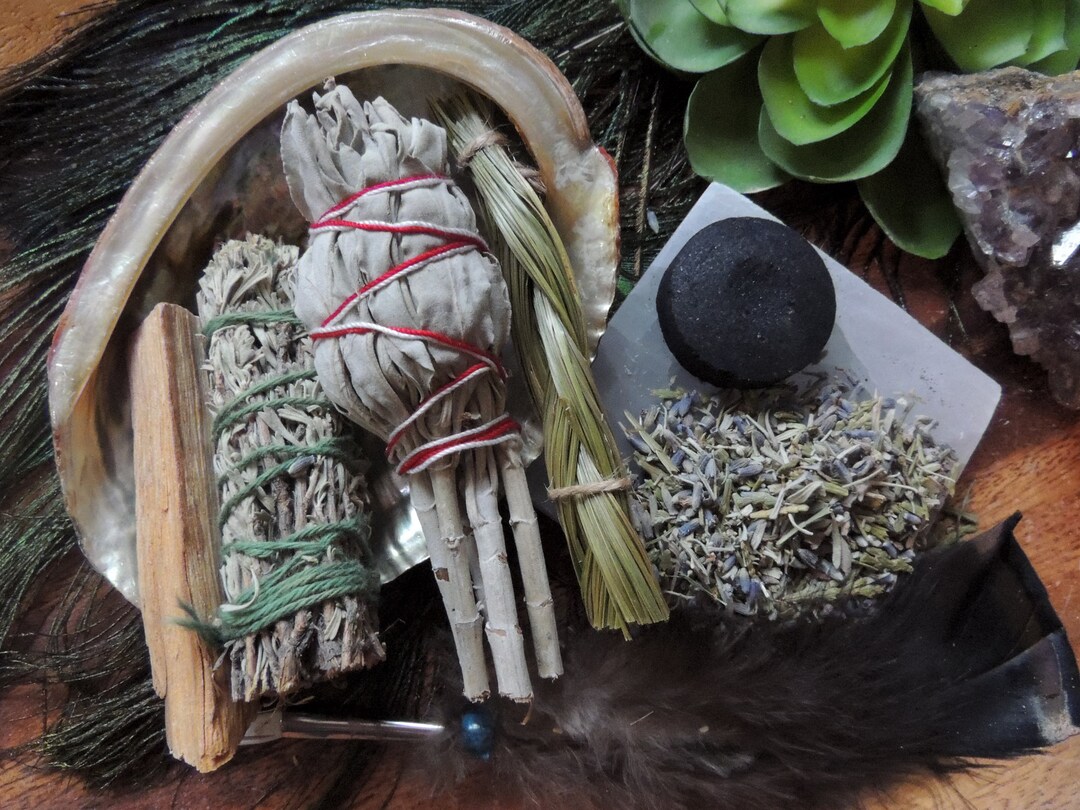 Smudge Kit / SAMPLE Smudge Set / Cleansing Kit / Smudging Kit ...
