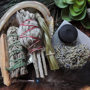Smudge Kit / SAMPLE Smudge Set / Cleansing Kit / Smudging Kit ...