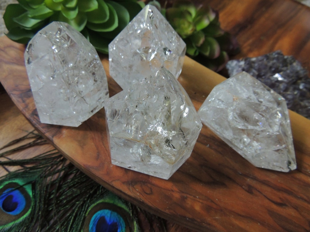 Fire and Ice Quartz / SMALL Towers / Rainbow Quartz / Crackle Quartz ...
