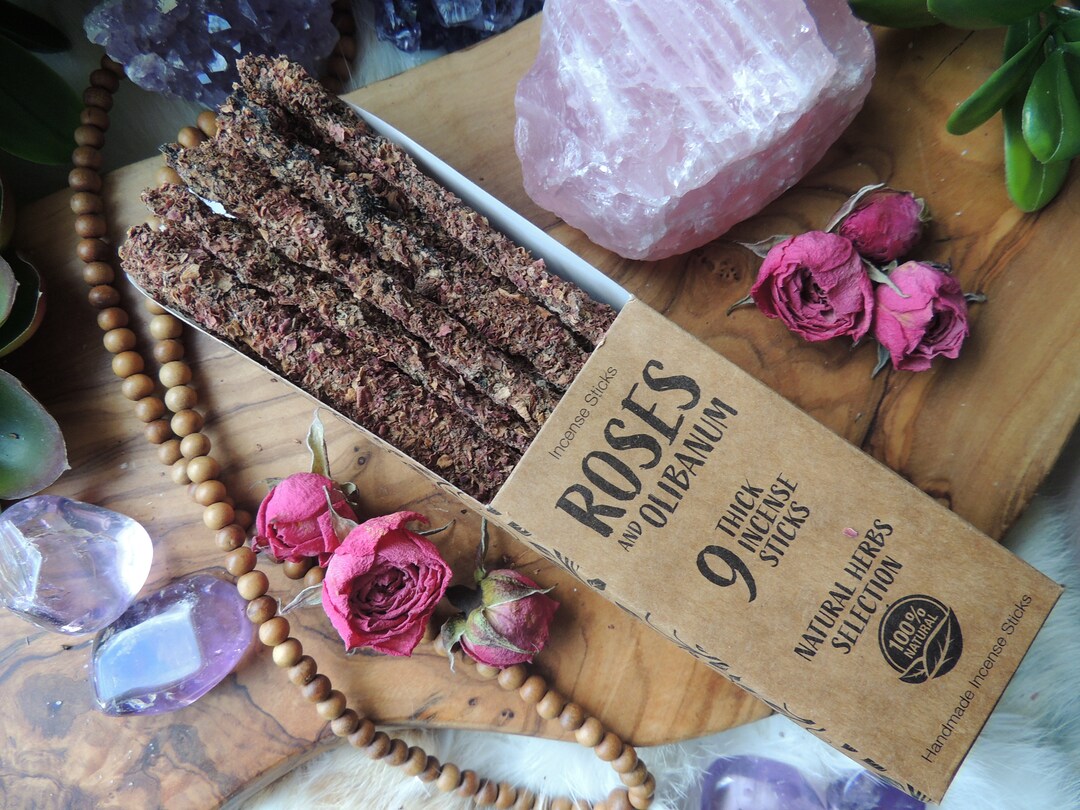 Incense Stick / THICK Incense Stick / Rose / Lavender / Chamomile ...