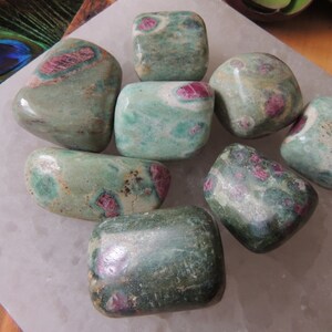 Ruby in Fuchsite / MED Ruby Fuchsite / Ruby / Free Formed / Hand ...