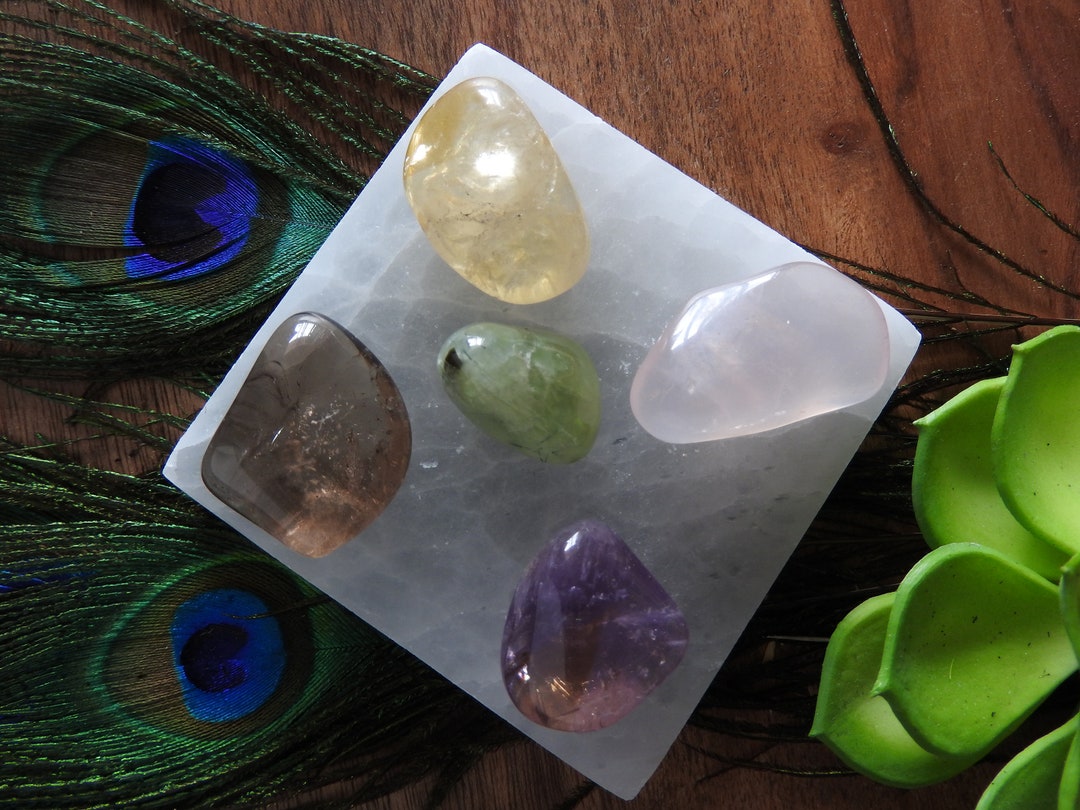 Selenite Charging Plate / 3" SQUARE Selenite Polished Charging Plate ...