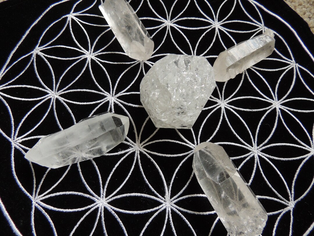 Grid Cloth / Velvet Grid Cloth / Flower of Life Grid Cloth / Velvet ...