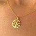 Apple Tree of Life Necklace for Women Silver Tree of Life - Etsy
