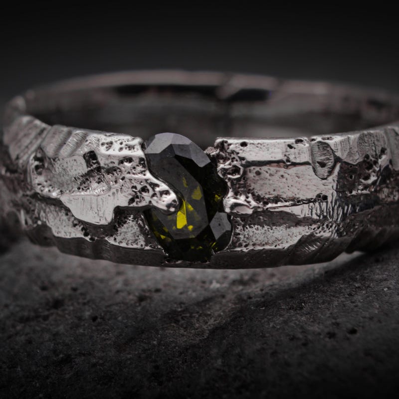 Cast Silver Ring - Etsy