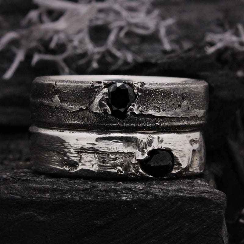 Rustic Wedding Band - Etsy