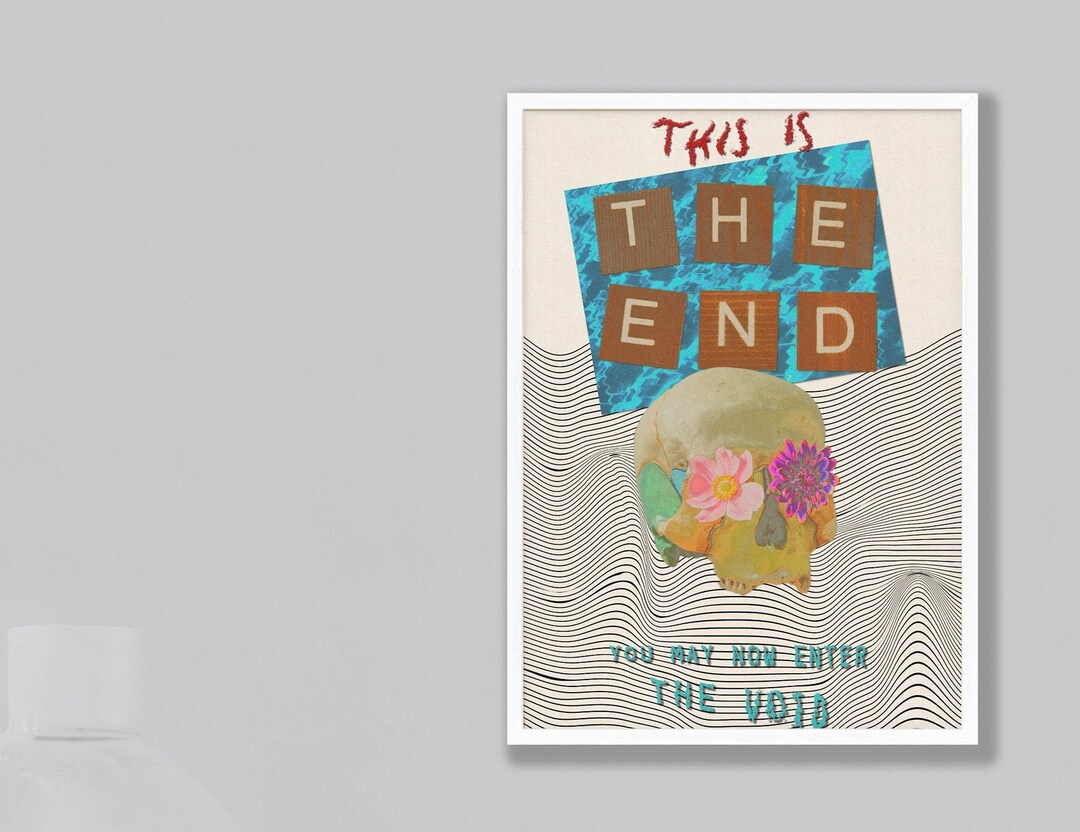 Aesthetic Y2k Collage Poster Printable Esoteric Wall Art Abstract Retro ...