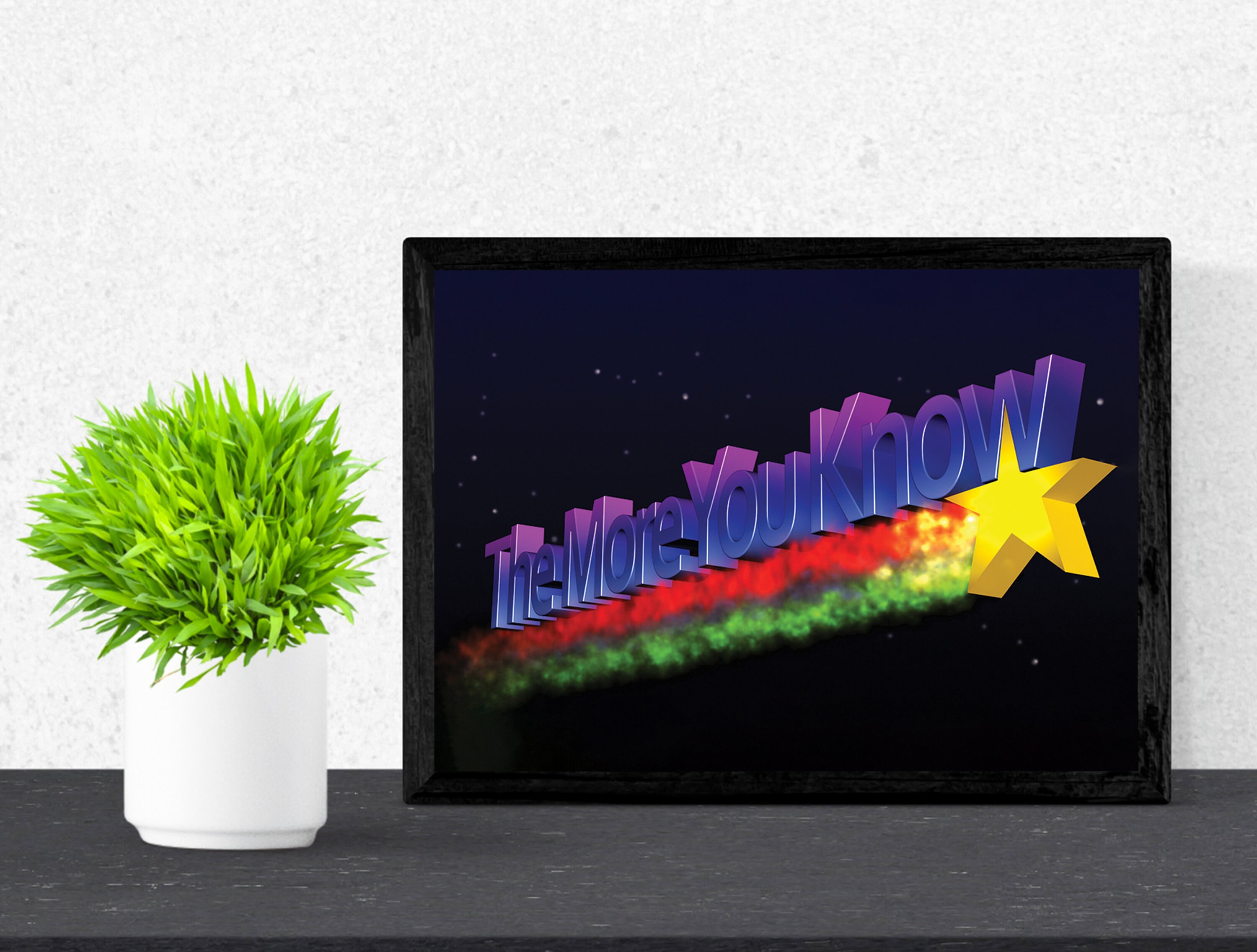 The More You Know Poster - the More You Know Print - the More You Know ...