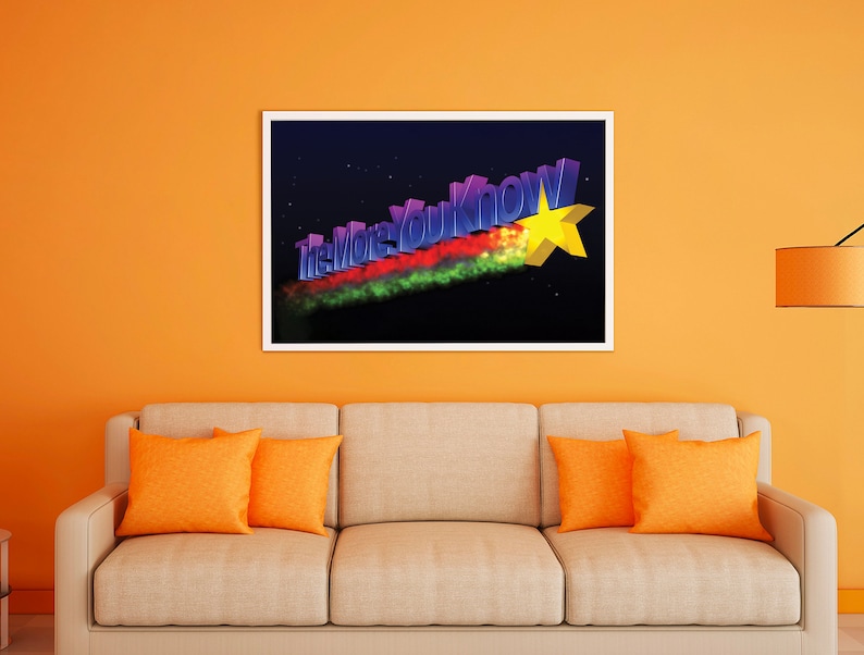 The More You Know Poster - the More You Know Print - the More You Know ...