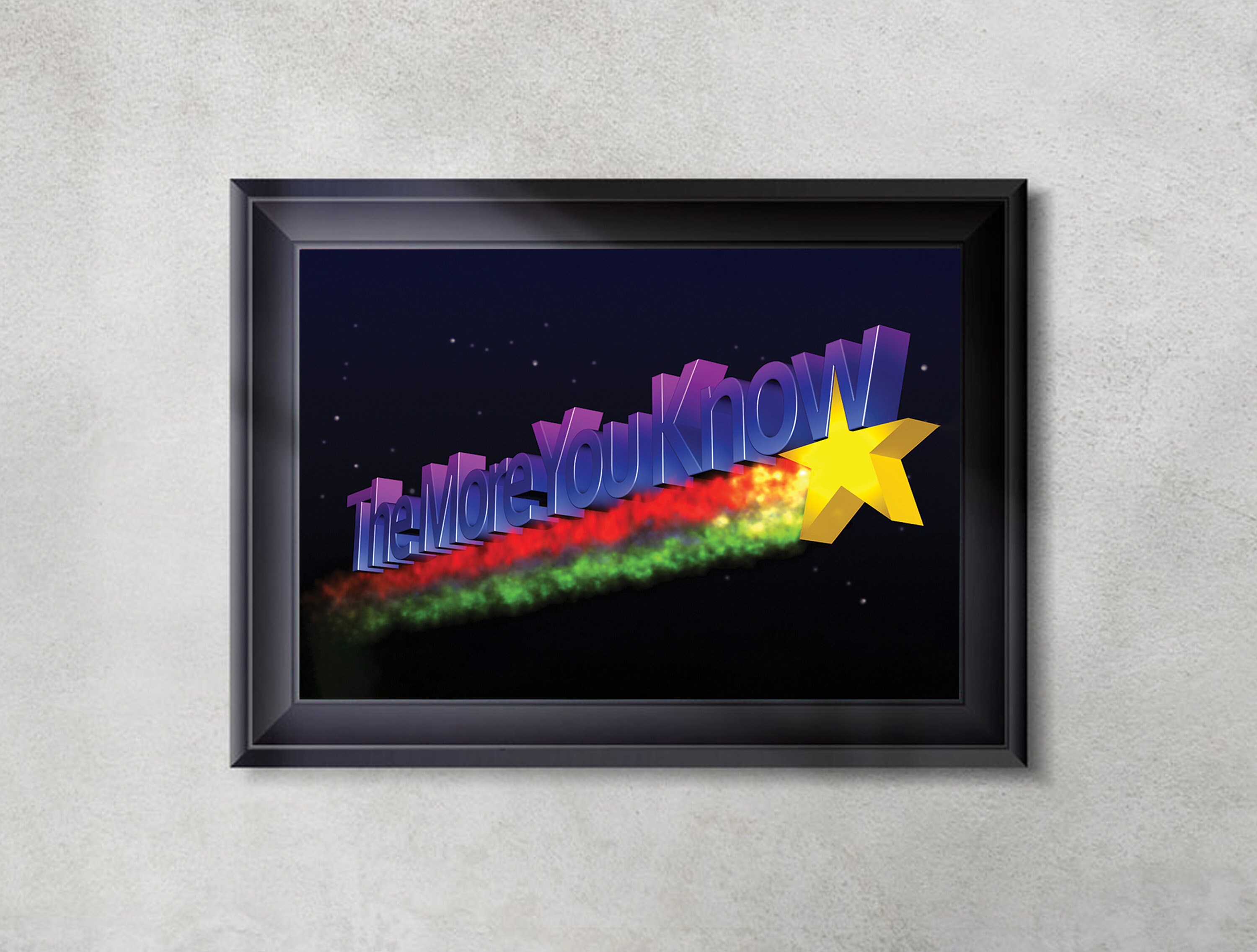 The More You Know Poster - the More You Know Print - the More You Know ...