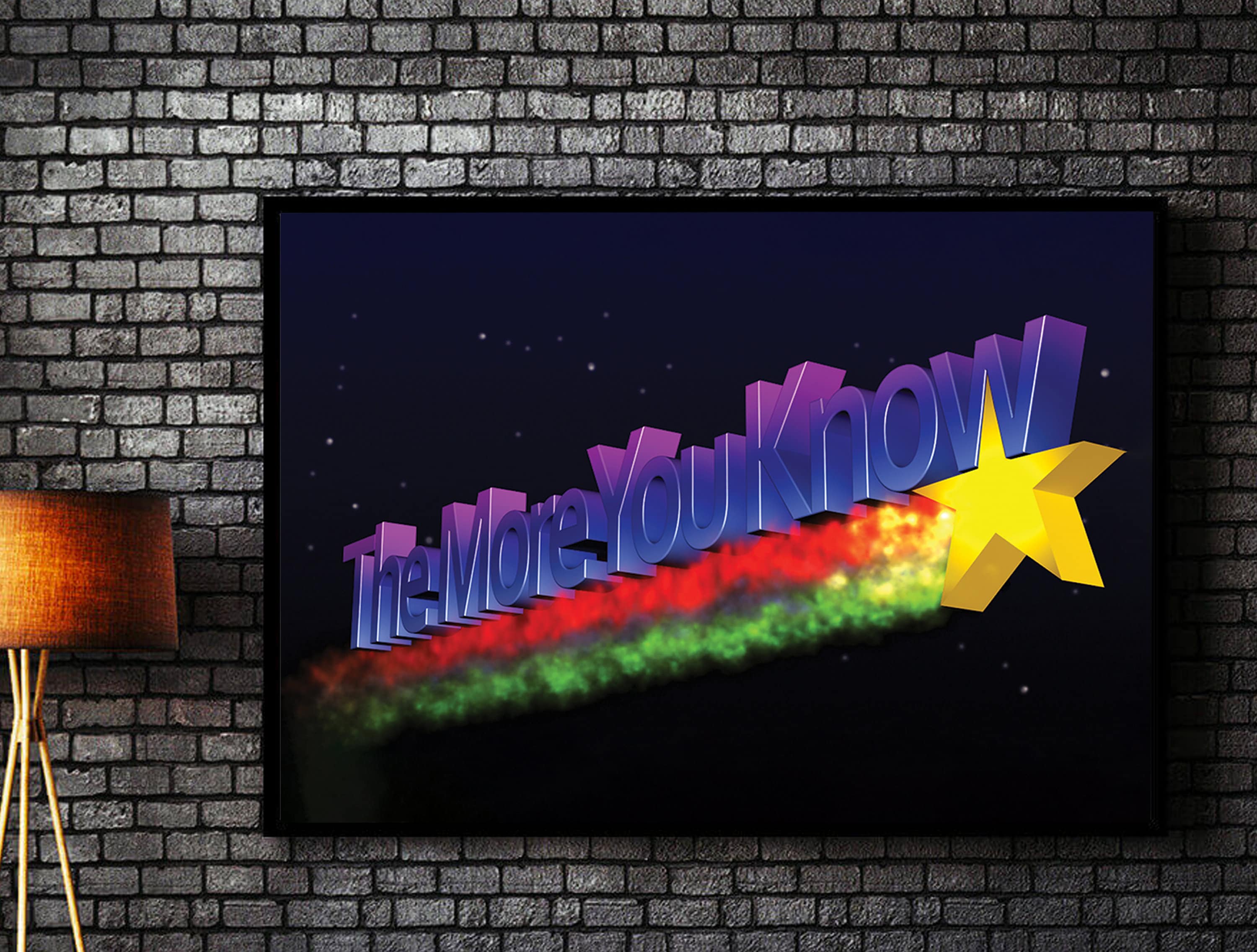 The More You Know Poster - the More You Know Print - the More You Know ...