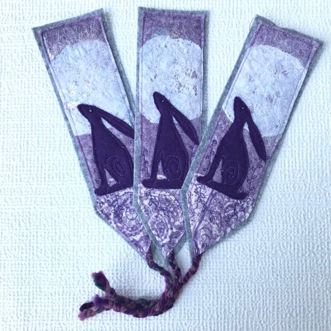 DIY Bookmark Moon Gazing Hare Book Mark PDF Pattern Sewing | Etsy