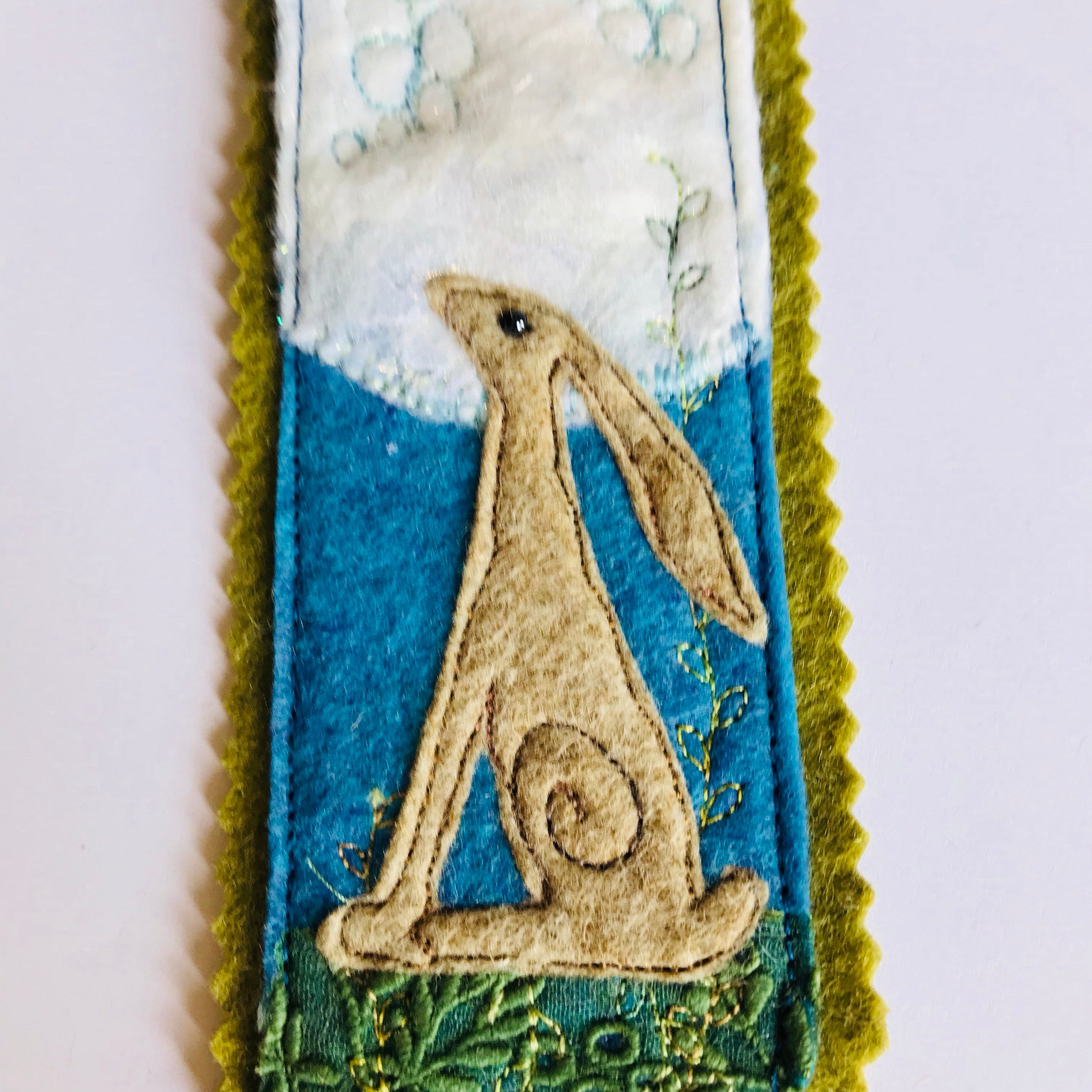 DIY Bookmark Moon Gazing Hare Book Mark PDF Pattern Sewing | Etsy