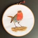 Robin Textile Art Robin Decor - Etsy