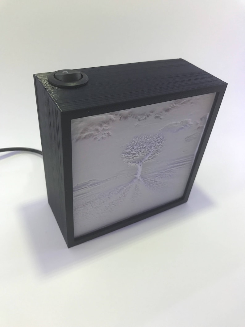 Desk Lamp | Photo Box | Accent Lamp | Nature Lamp | Table Lamp | Man ...