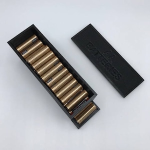 AA and AAA Battery Organizer - This Battery Storage Box Fits in Most ...