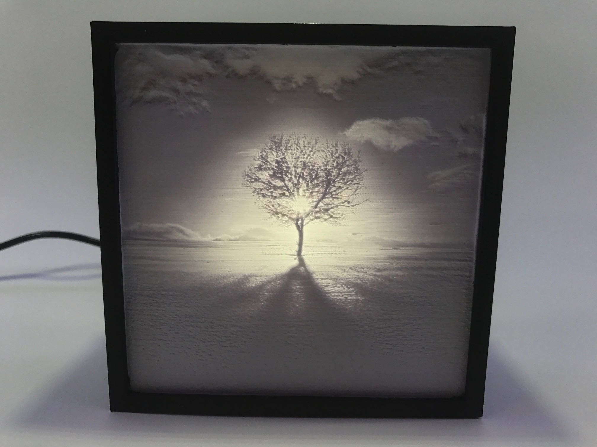 Desk Lamp Photo Box Accent Lamp Nature Lamp Table Lamp | Etsy