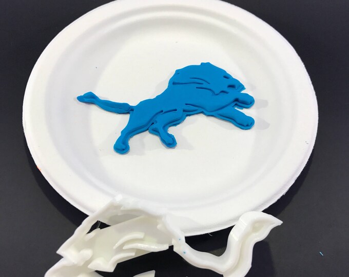 Detroit Lions Cookie Cutter - Etsy