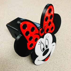 3D Printed Mickey / Minnie Mouse Trailer Hitch Cover - Perfect for ...