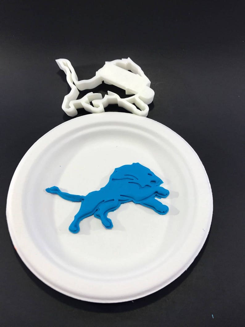 Detroit Lions Cookie Cutter - Etsy