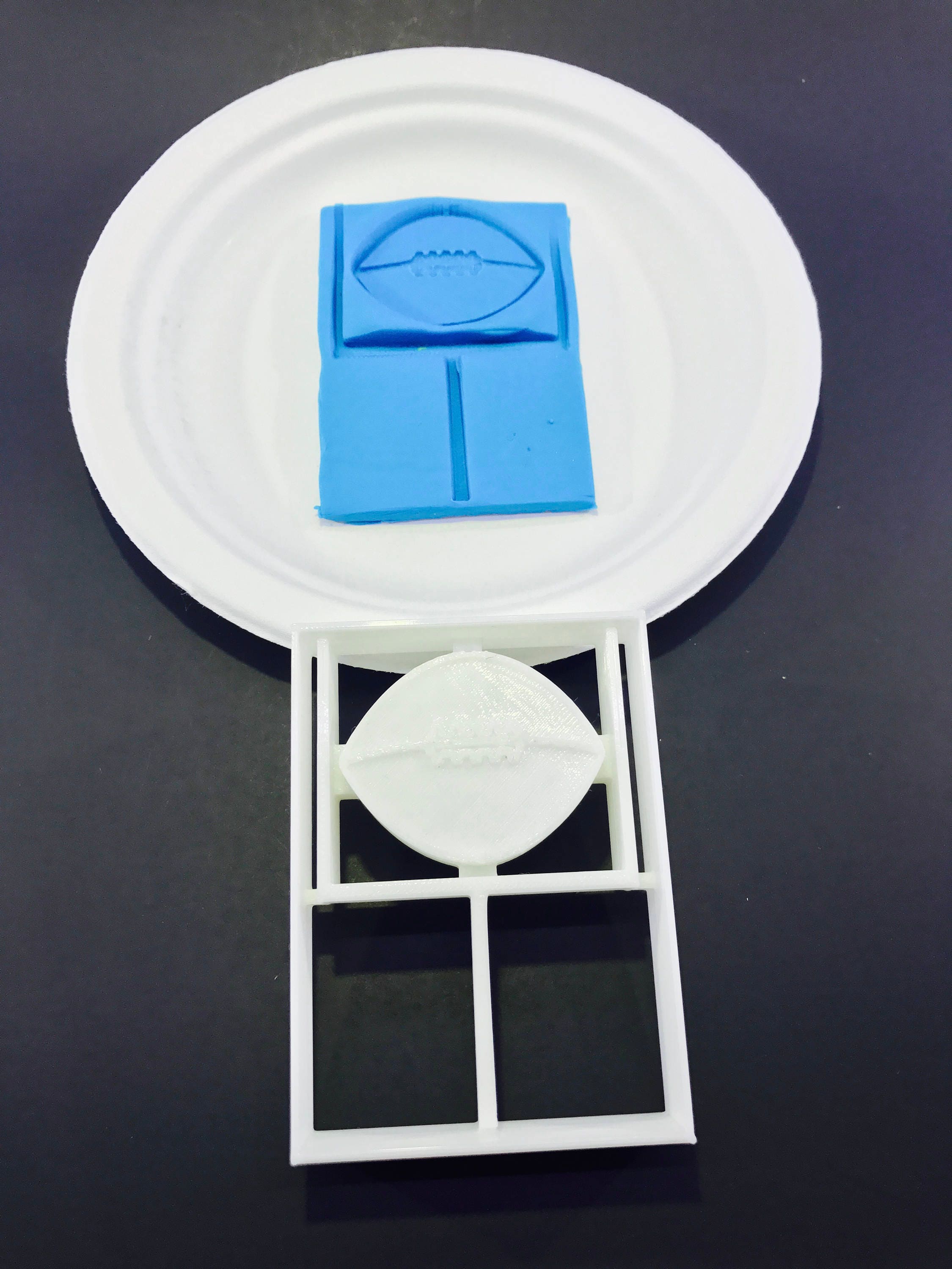 Green Bay Packers Cookie / Fondant Cutter Football 5 Pack - Etsy