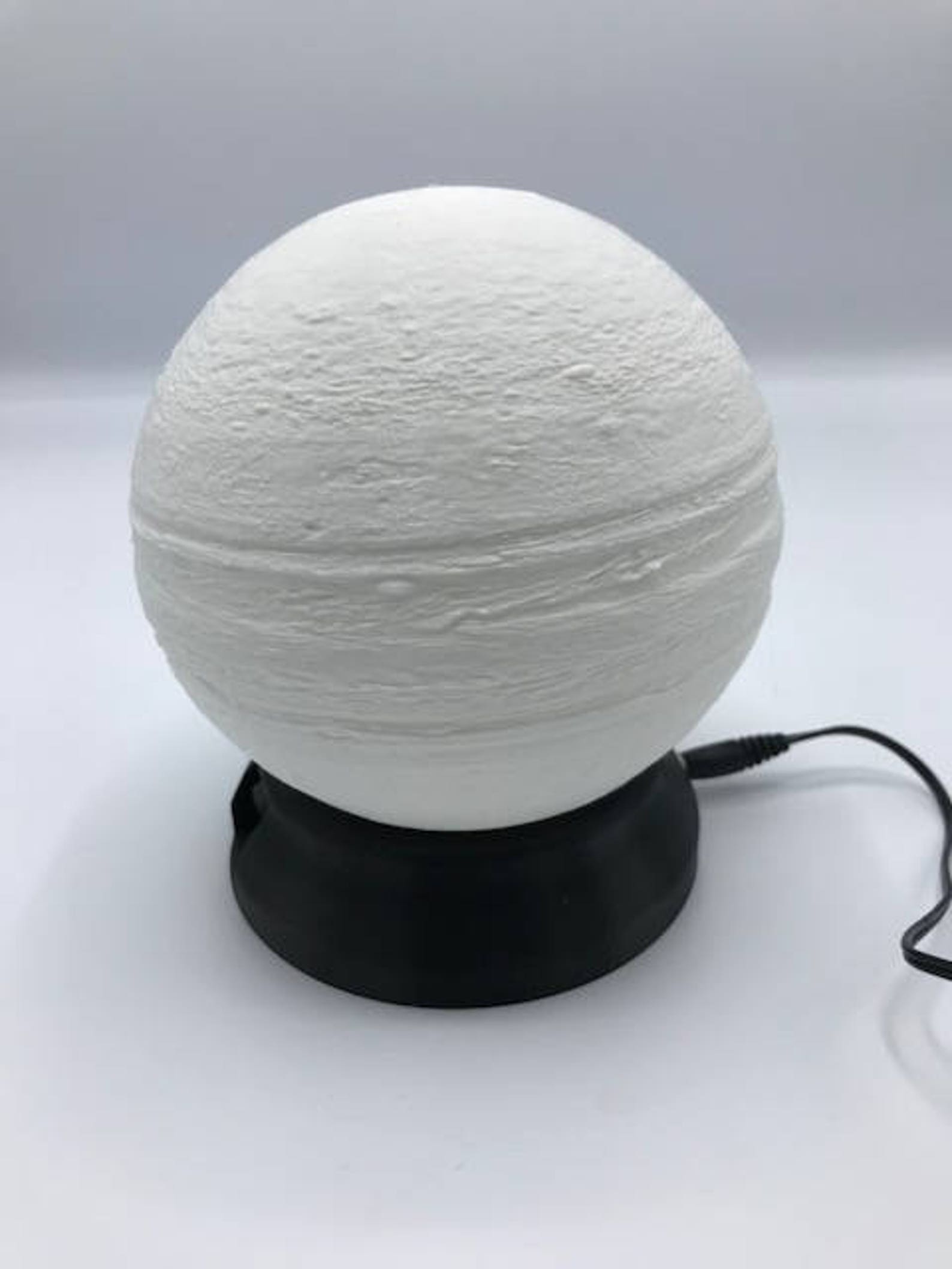 3D Printed Jupiter Lamp With LED Tabletop Lighting Unique - Etsy
