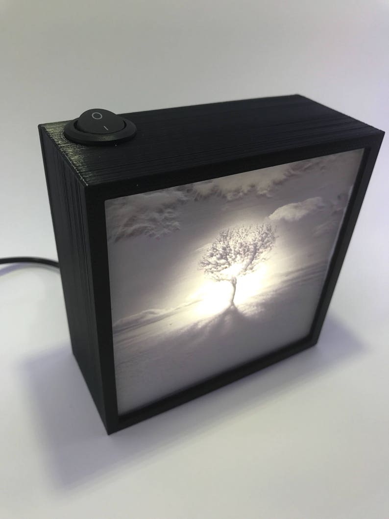 Desk Lamp | Photo Box | Accent Lamp | Nature Lamp | Table Lamp | Man ...