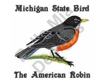 Michigan state bird | Etsy