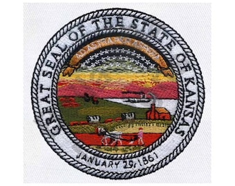Kansas seal | Etsy