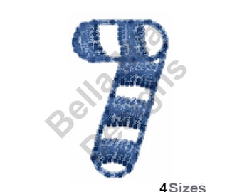 Candy cane numbers | Etsy