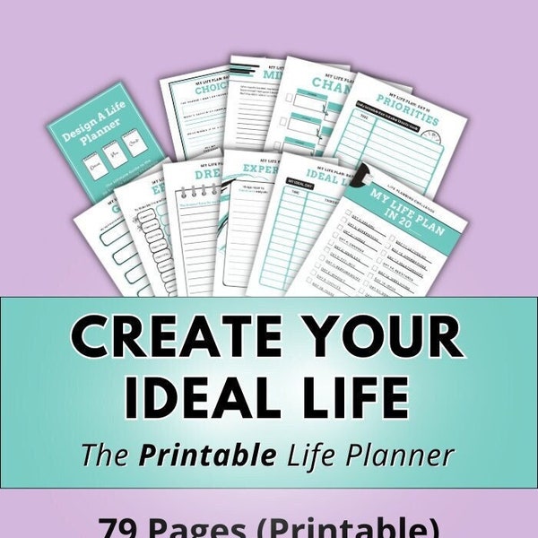 Wheel of Life Editable Canva Template, Life Balance Wheel, Life Circle ...