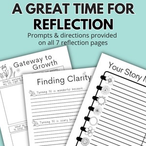 Printable Birthday Reflection Planner any Age Printable - Etsy