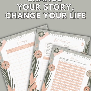 PDF Life Planner Printable ~ Life Coach, Growth Mindset, Journal ...