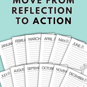 Printable Birthday Reflection Planner any Age Printable - Etsy